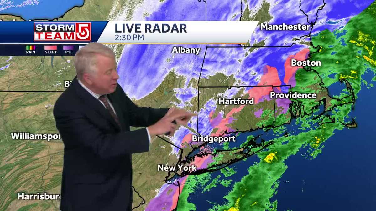 Video Snow Switching To Rain Before Freeze