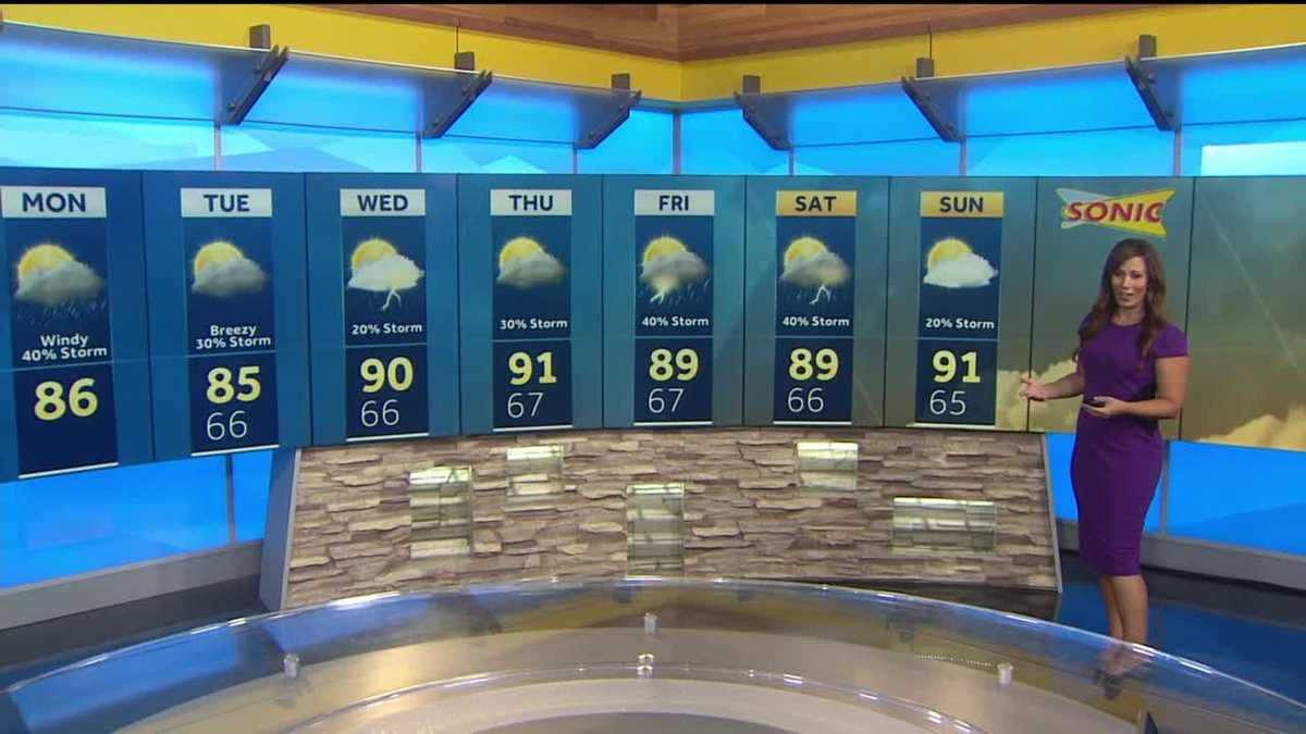 Higher humidity and lower temperatures today