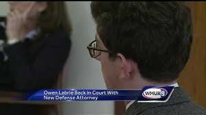 Labrie appears with new defense attorney in court