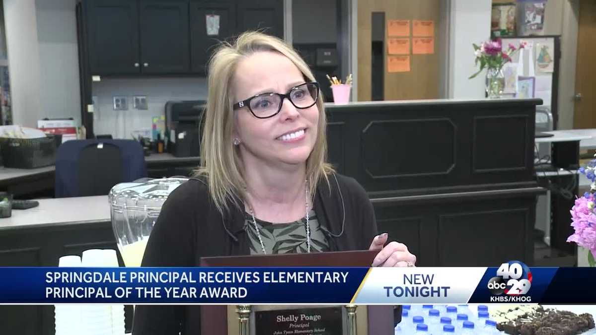 Principal in Springdale given award
