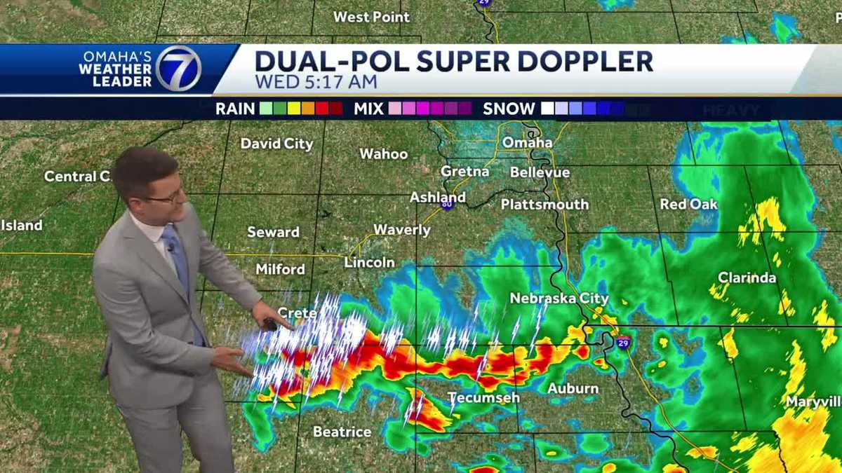 Omaha morning weather forecast for Wednesday, July 16