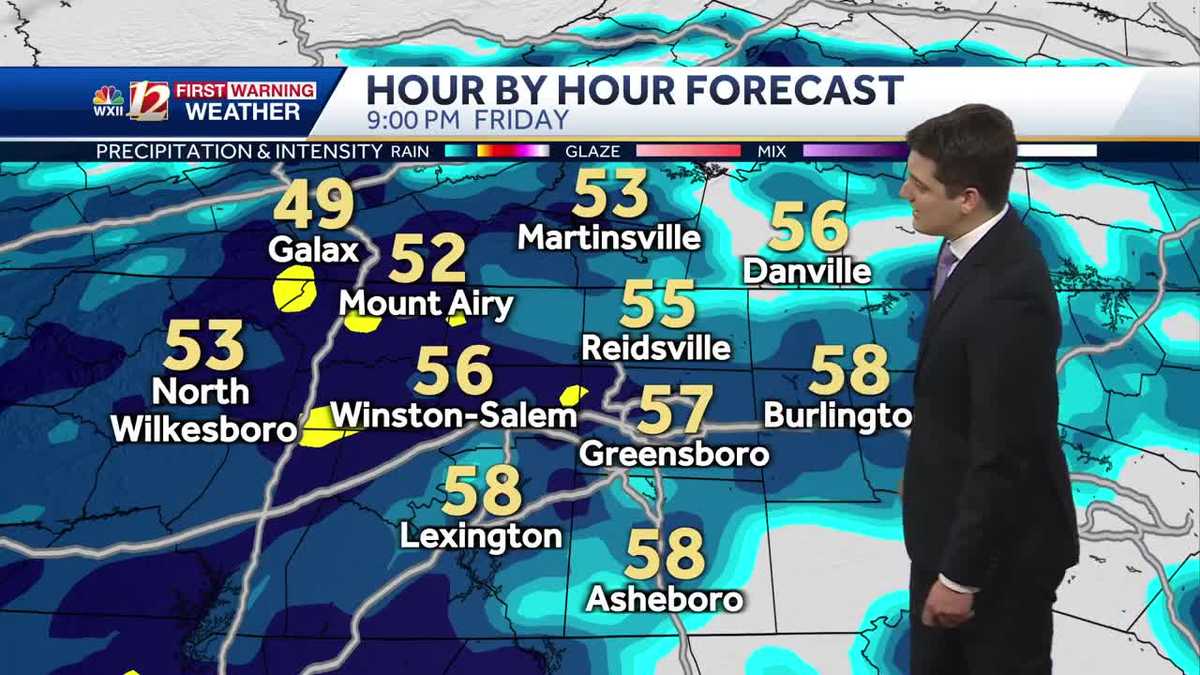 WATCH: Dry this morning, rain arrives Friday PM
