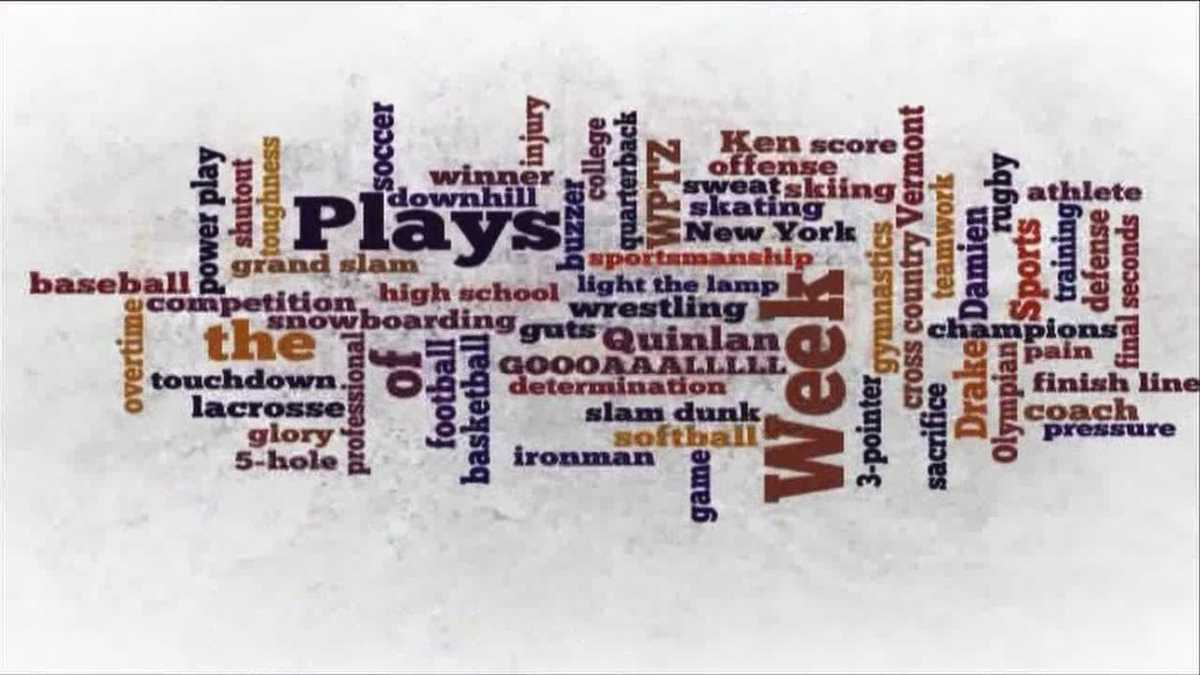 WPTZ-NewsChannel 5 Sports Desk: Plays of the Week