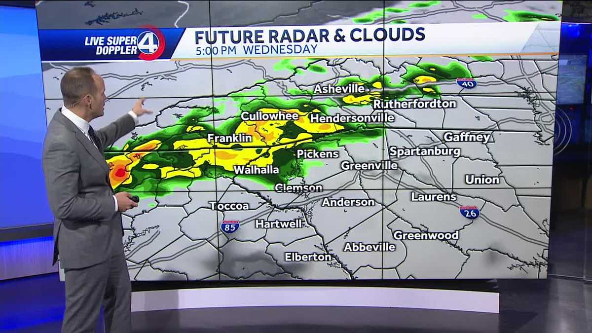 South Carolina forecast: Building heat, possible showers