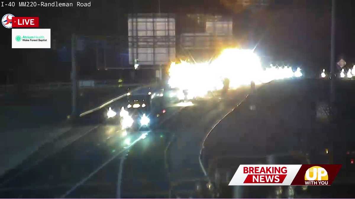 I-40 eastbound lanes back open following vehicle collision, Greensboro ...