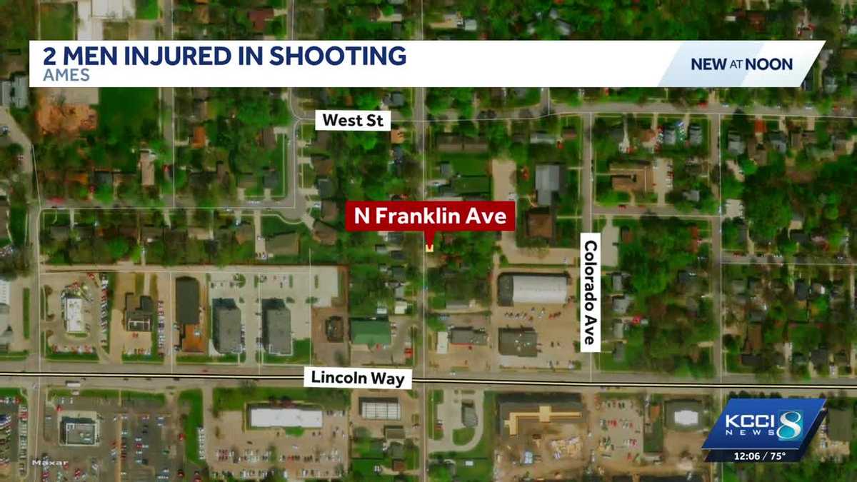 Ames shooting: Two men injured, per police