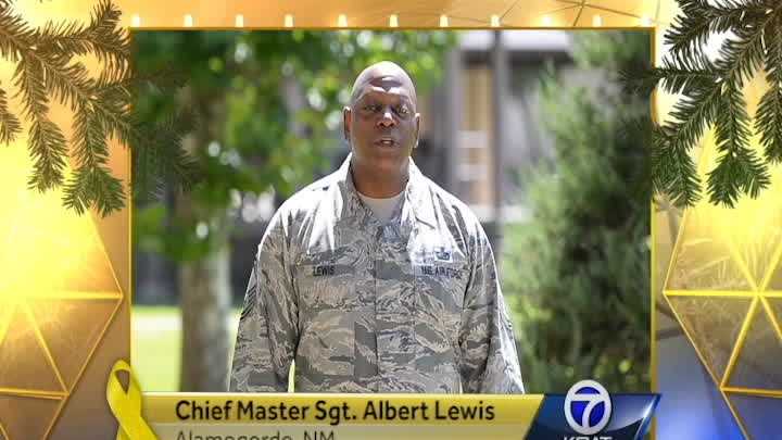 Military Greetings: Chief Master Sgt. Albert Lewis