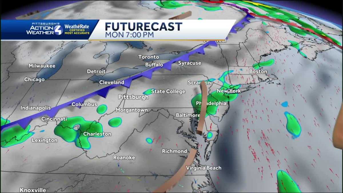 Partly cloudy, pop-up storms possible