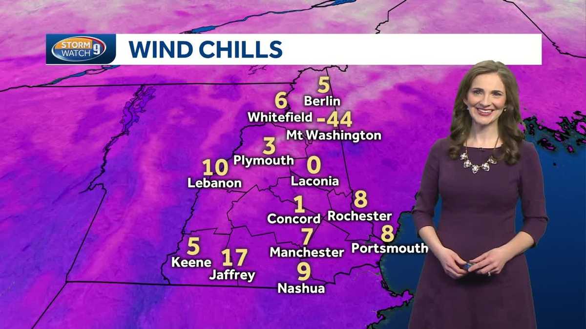 Watch: Cold day, with snow to follow