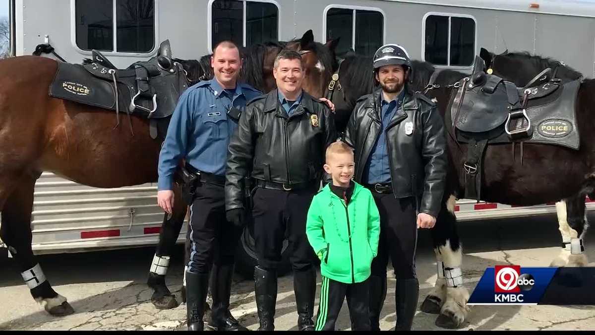 Young fan of KCPD's Mounted Patrol hopes unit not disbanded