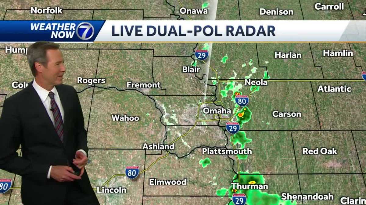 Isolated brief showers
