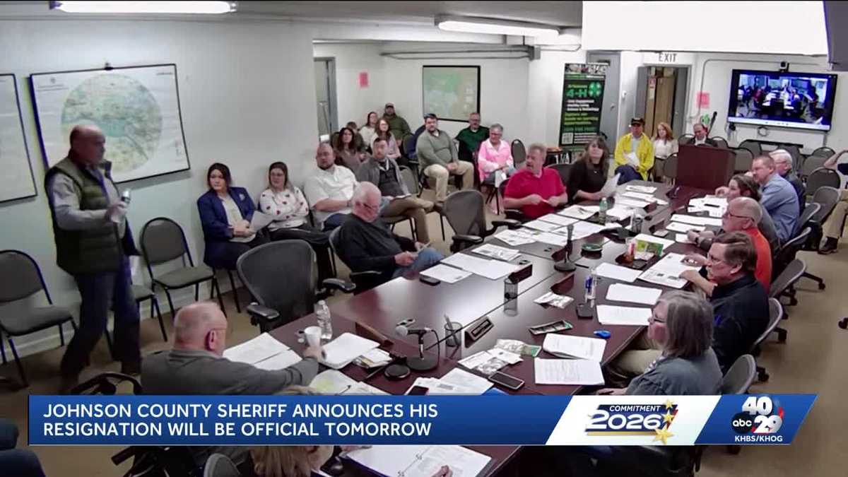 Johnson County sheriff officially resigns
