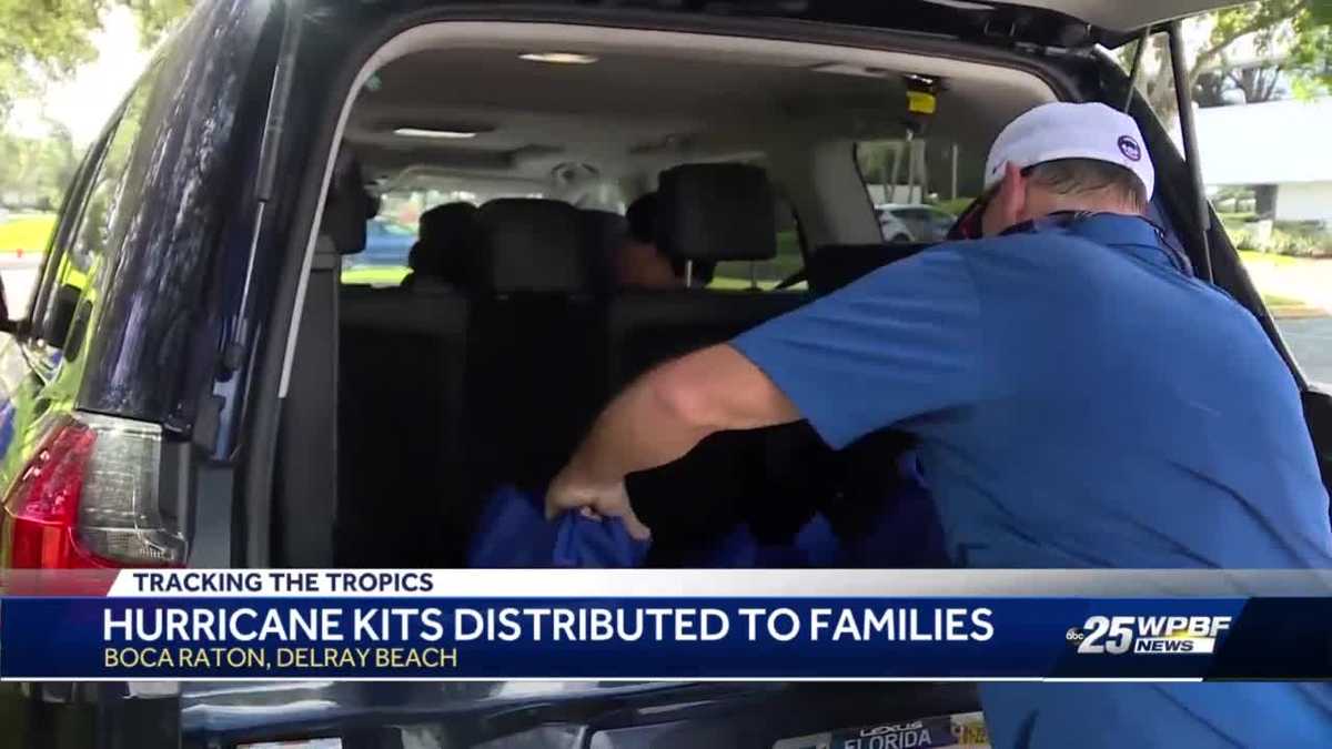 Hurricane kits distributed to families