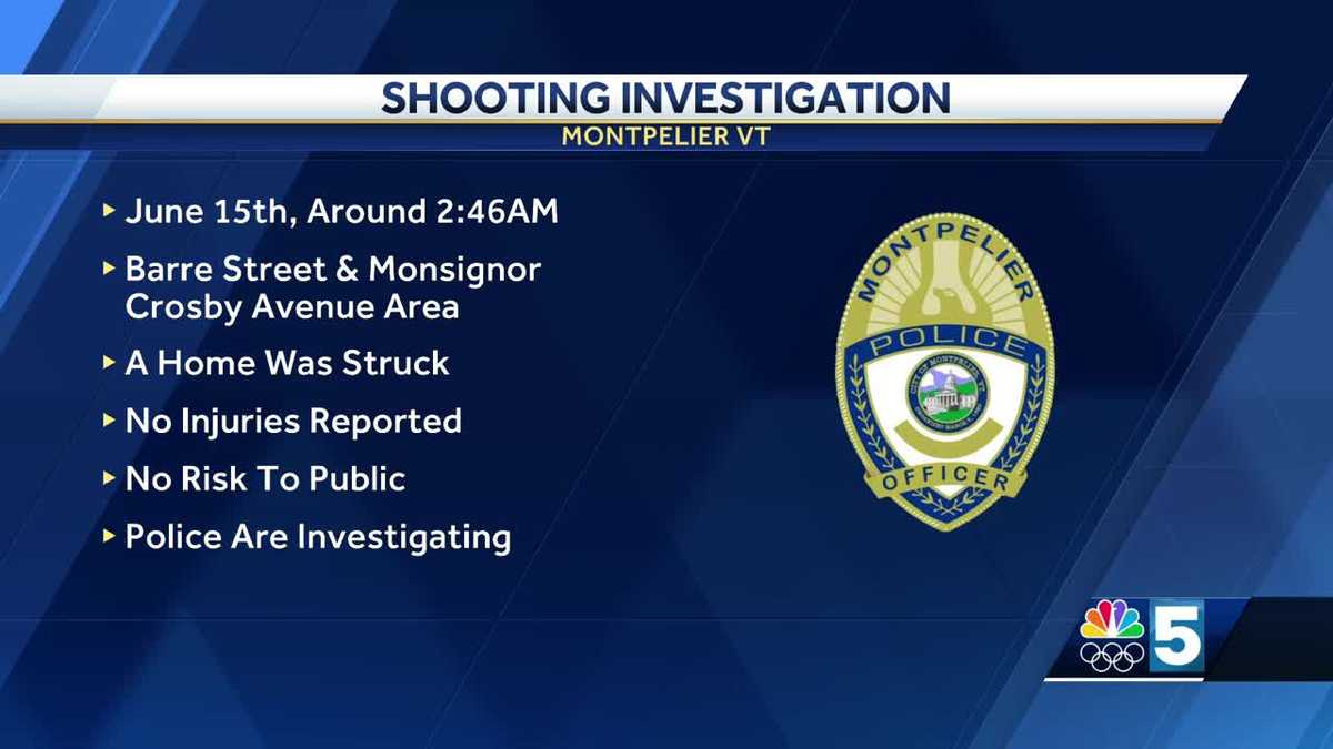 Montpelier police looking for suspect in early morning gunfire incident ...