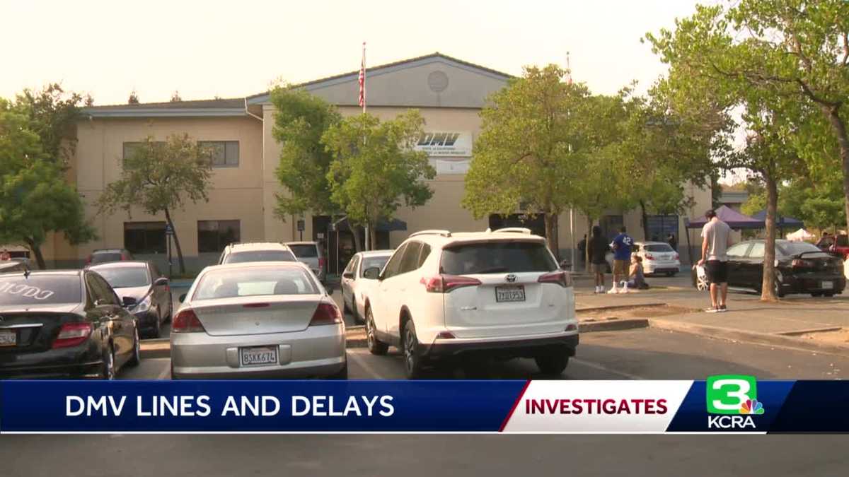 Long lines at California DMV offices continue amid pandemic