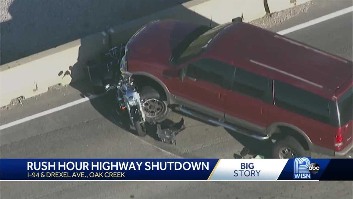 Motorcyclist Dies After Freeway Hit And Run On I 94