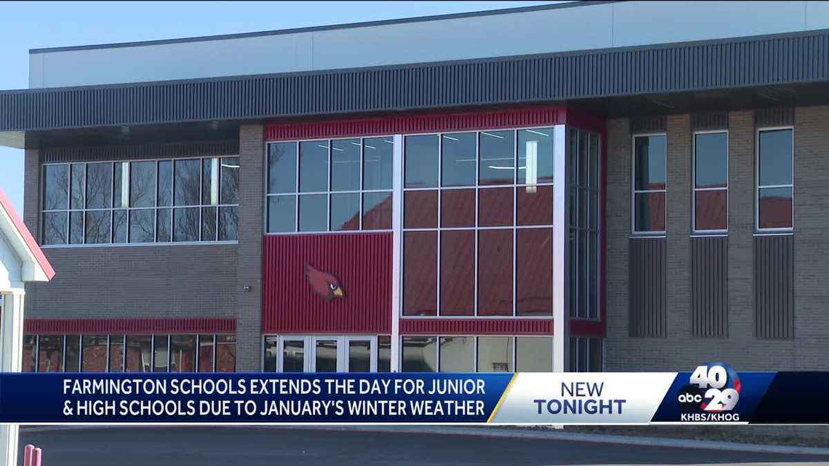 Farmington to extend day for junior high, high school students