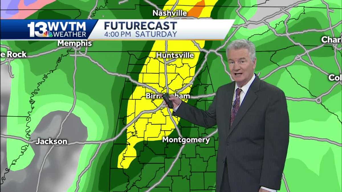 Chance of severe weather this weekend