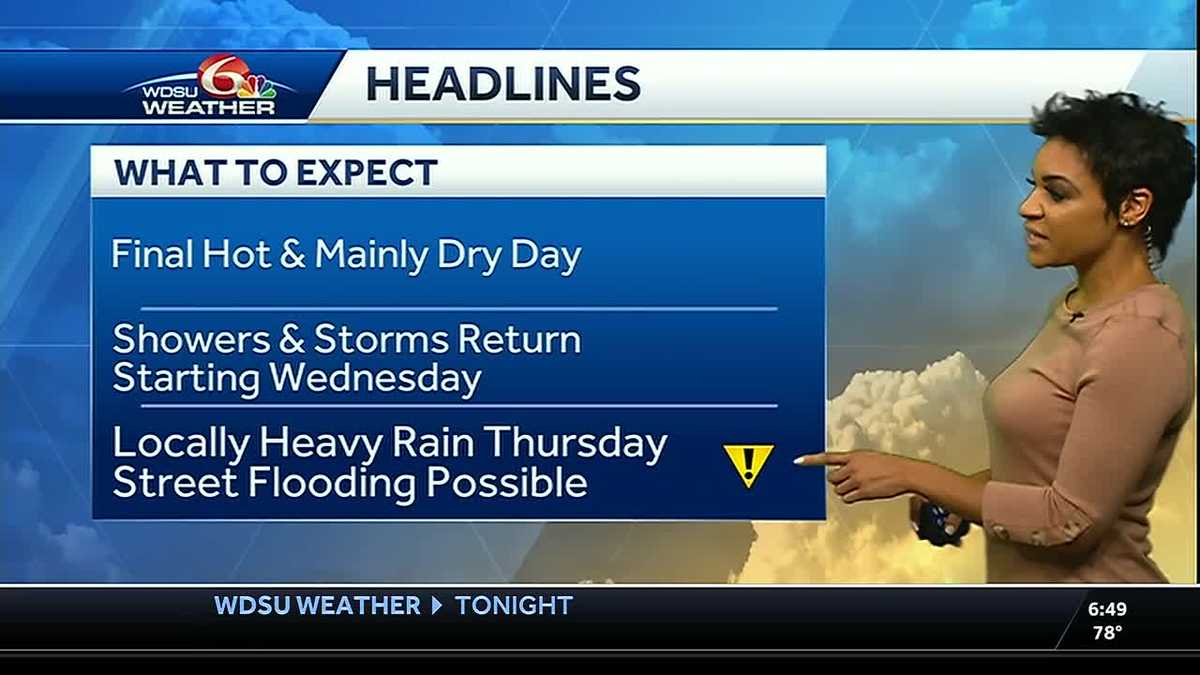 Tuesday Videocast: Tropical-like rains return this week, locally heavy