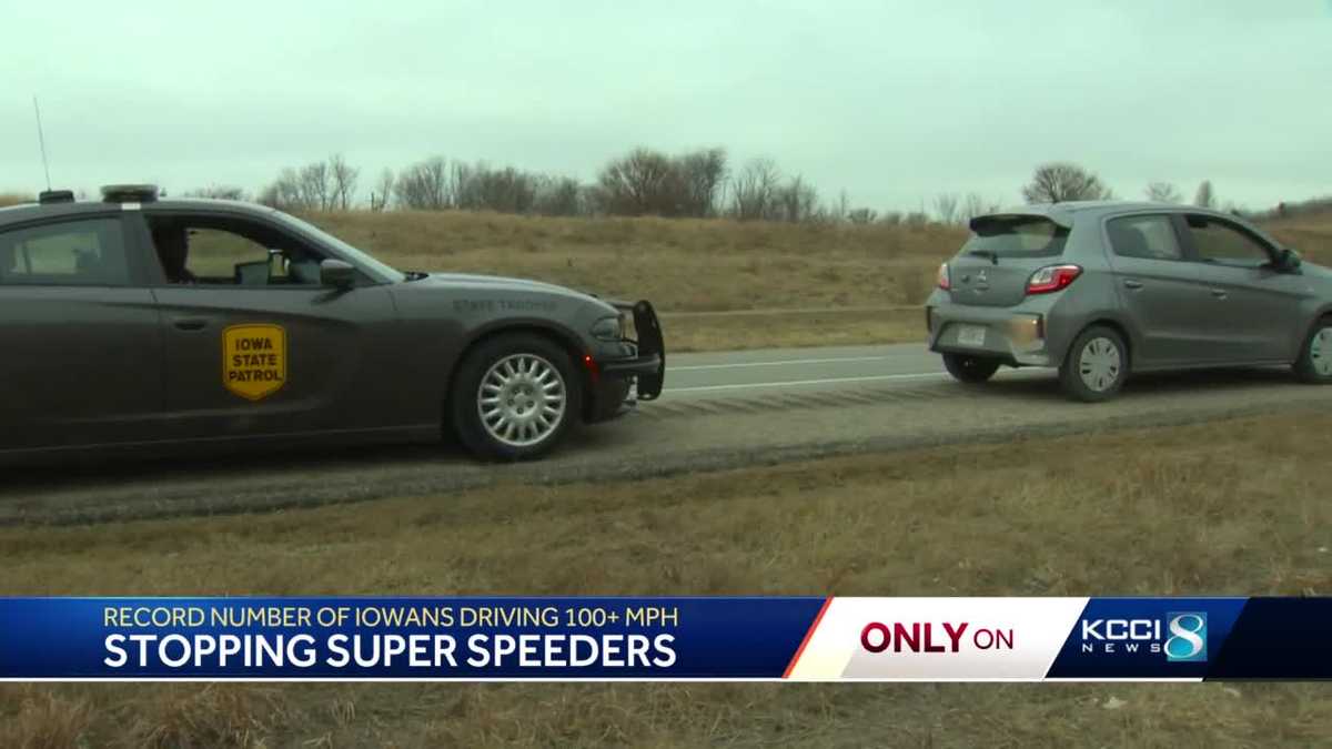 Super speeder stopped by Iowa State Patrol