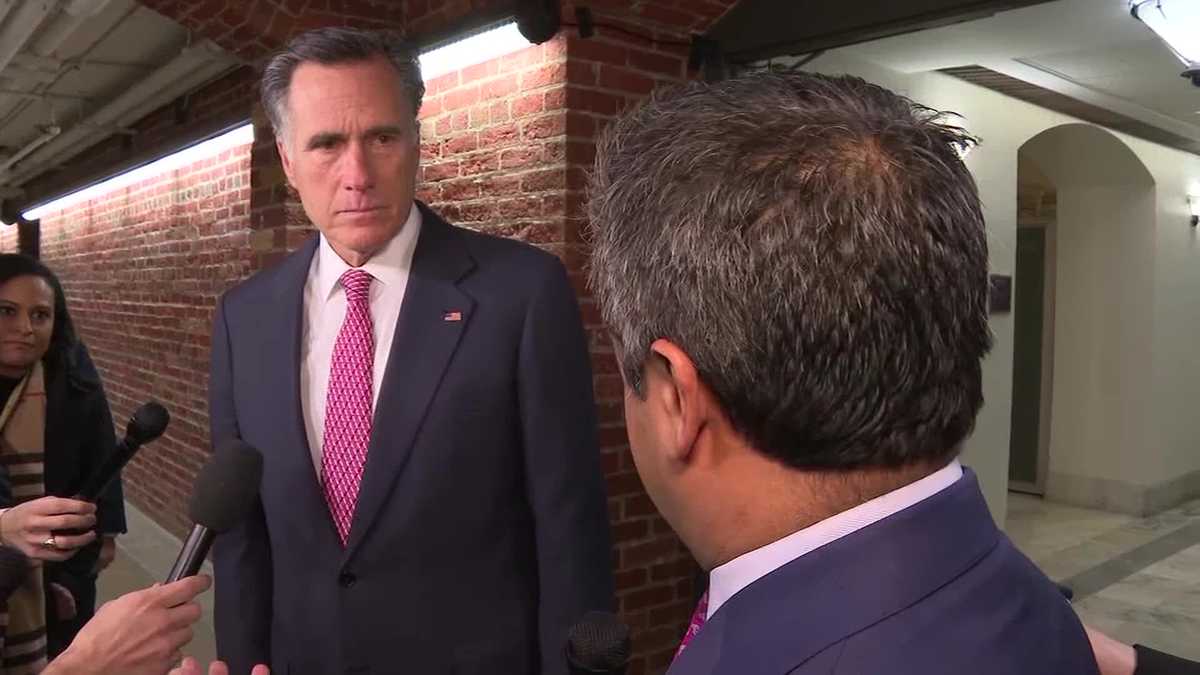 Sen Mitt Romey Says Id Like To Hear Testimony From John Bolton In