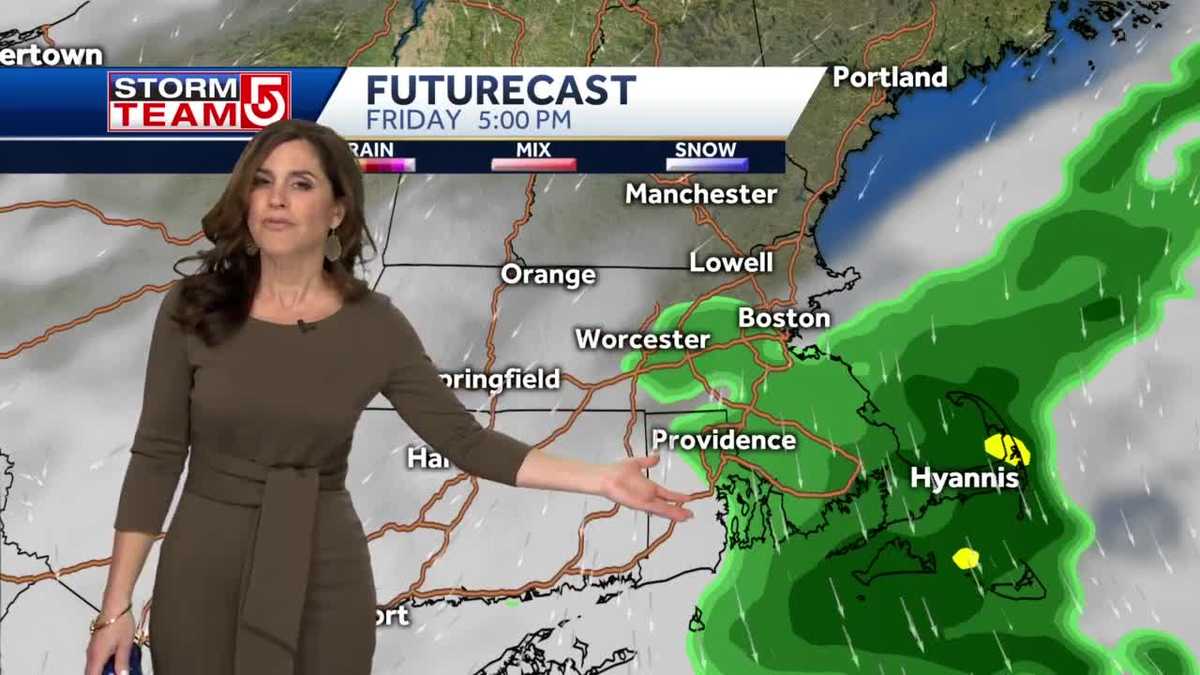 Video: Off and on rain through afternoon
