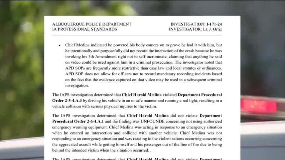 Report: APD Chief did not have body camera on after crash