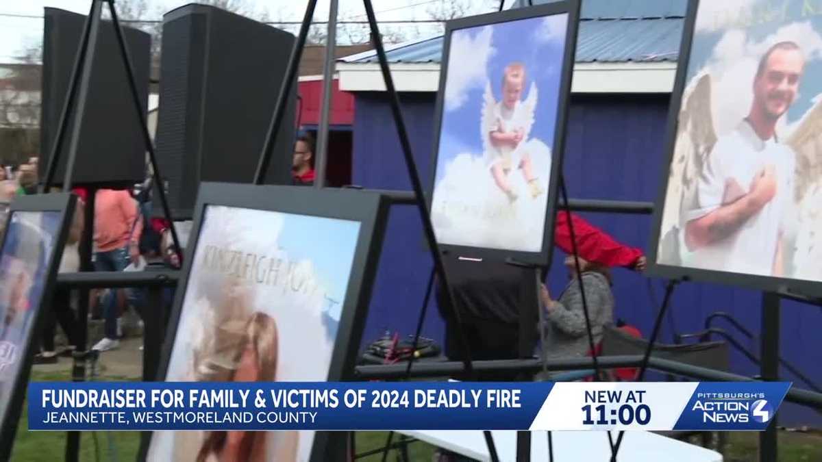 Jeannette community hosts fundraiser for victims of tragic house fire