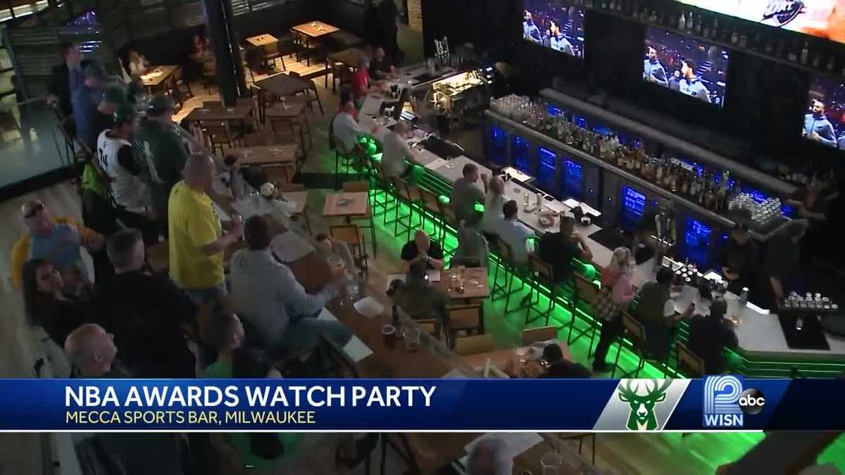 Fans at NBA Awards watch party root for Giannis as MVP