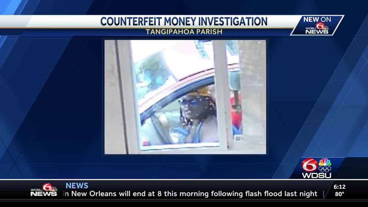 Louisiana Sheriffs Searching Two Suspects Counterfeit Money