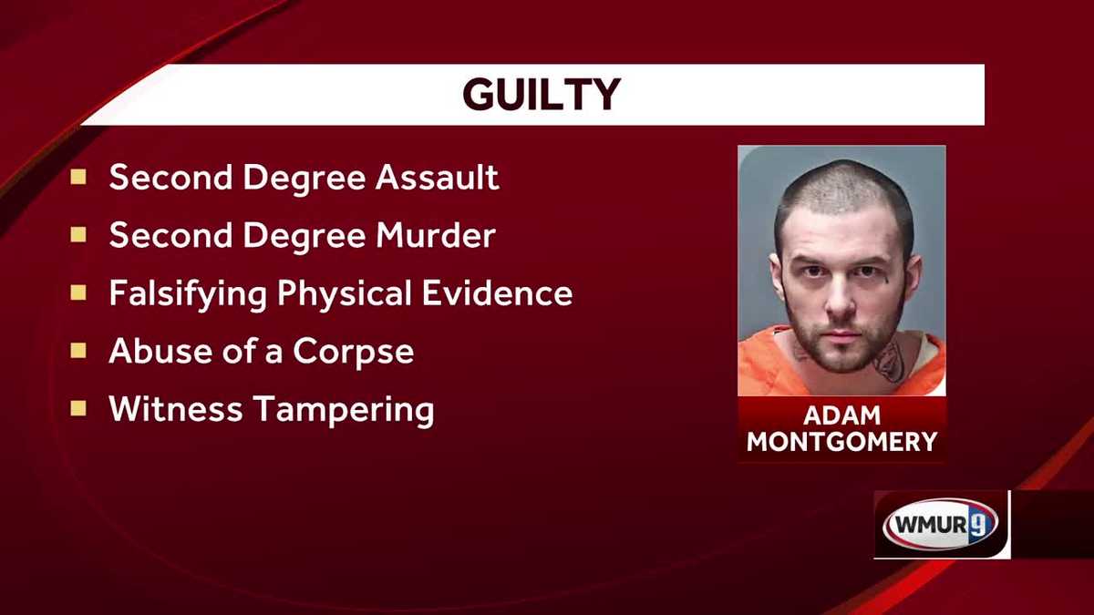 Adam Montgomery may be required to appear at sentencing