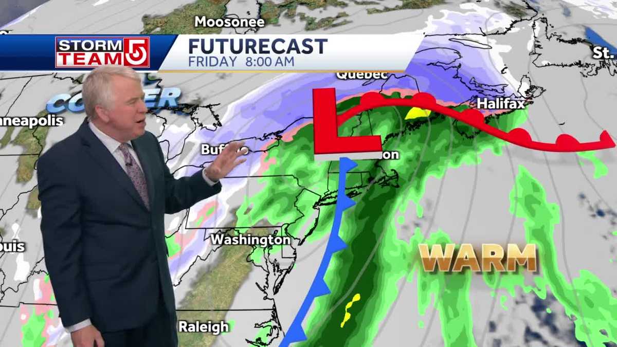 Video: Wet, windy Friday across much of Mass.