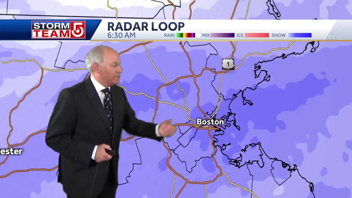 Video: Temps dropping as snow continues to fall