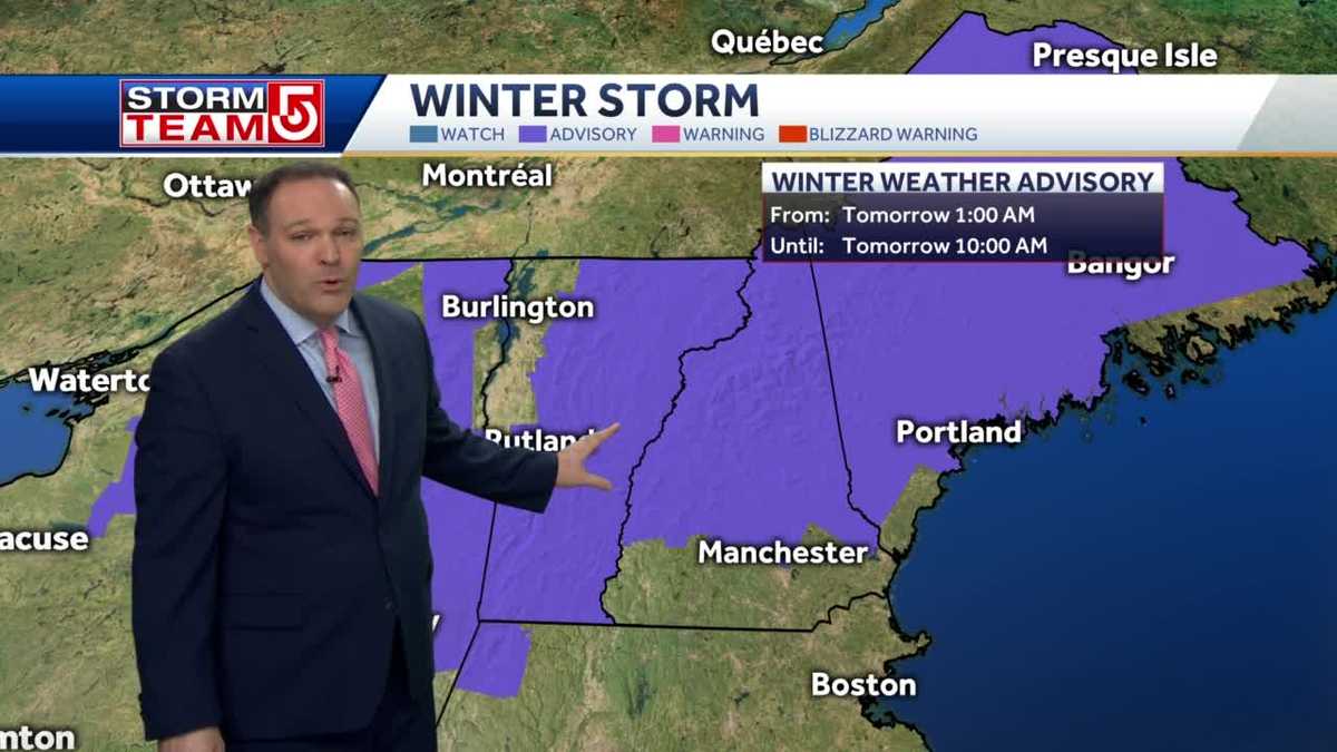 Video: Patchy ice possible into morning