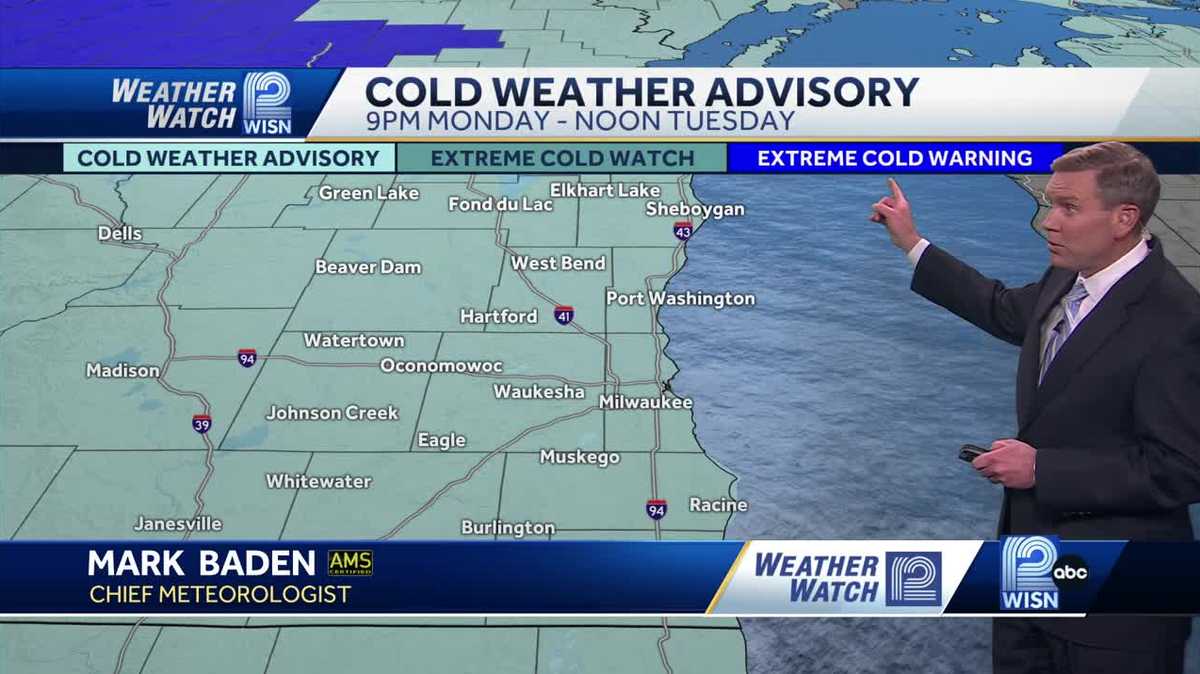 Cold weather advisory in effect overnight