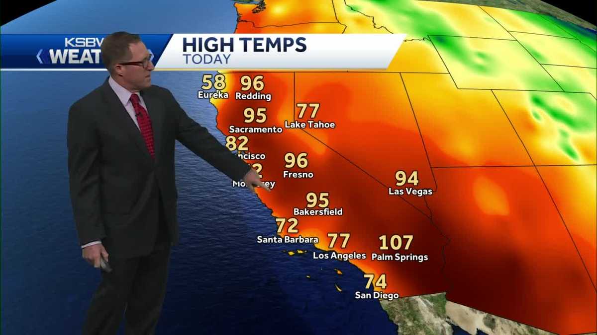 Hot temps for today then a cool down for the weekend with a major cool ...