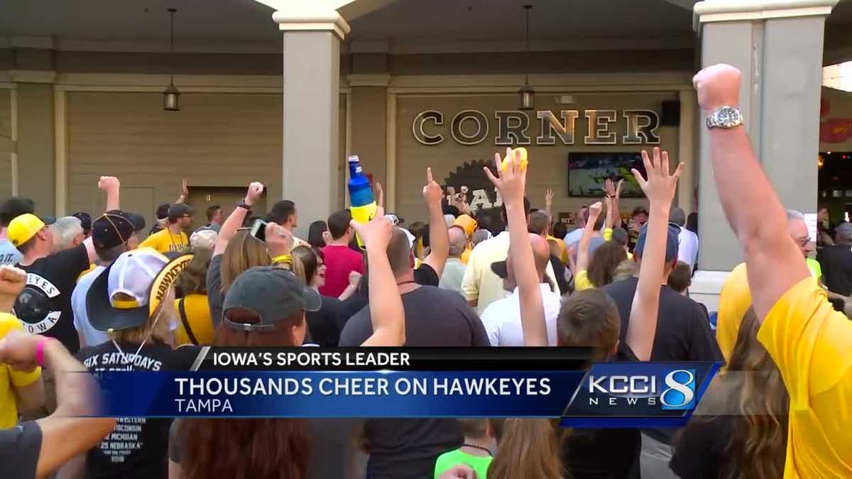 Hawkeye fans huddle up in Tampa
