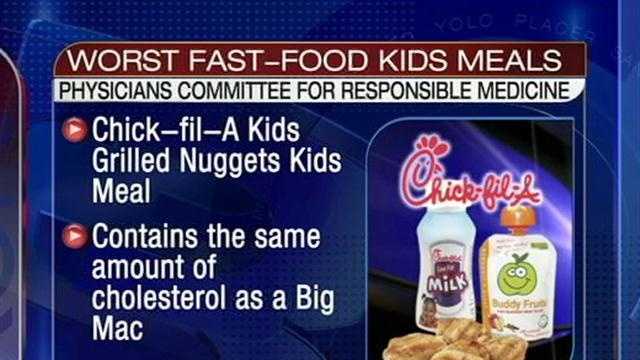 5 worst 'healthy' fast-food kids meals