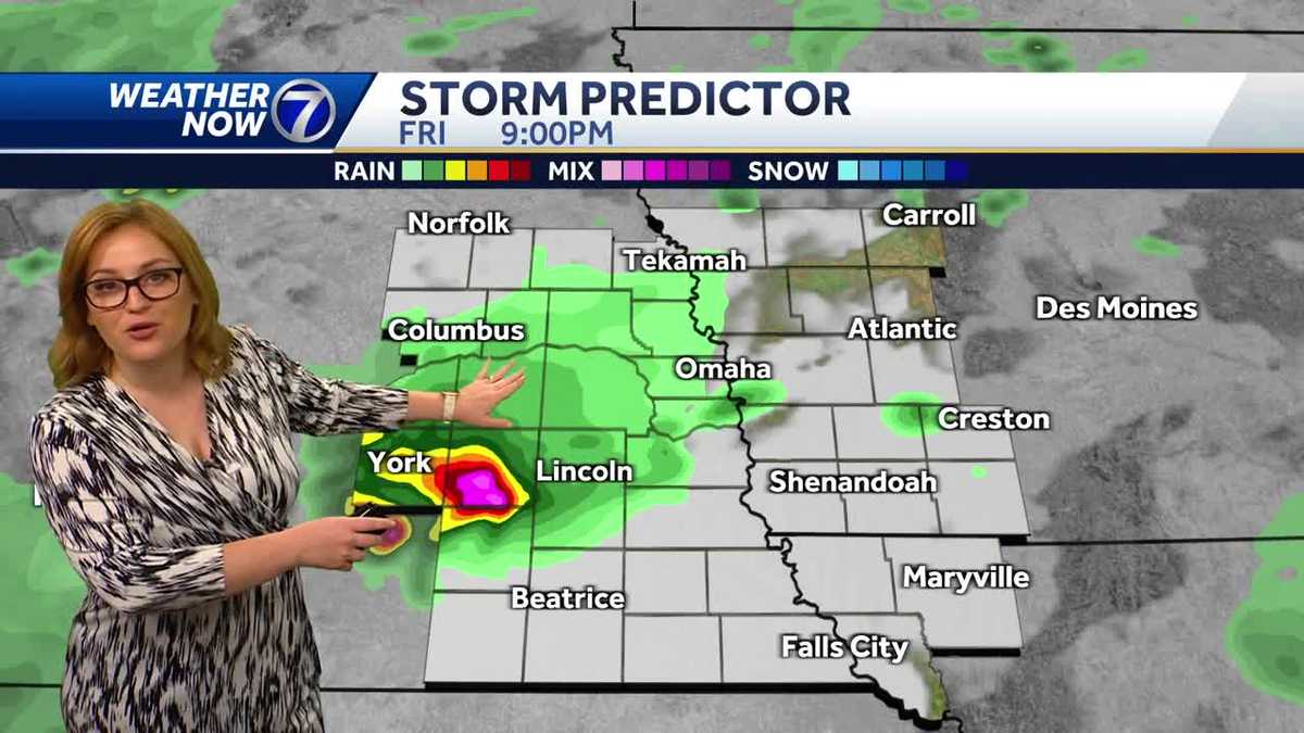 Friday storm chances