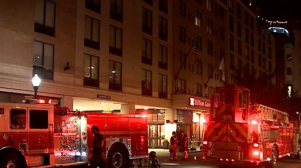 Louisville arson investigating car fire in downtown