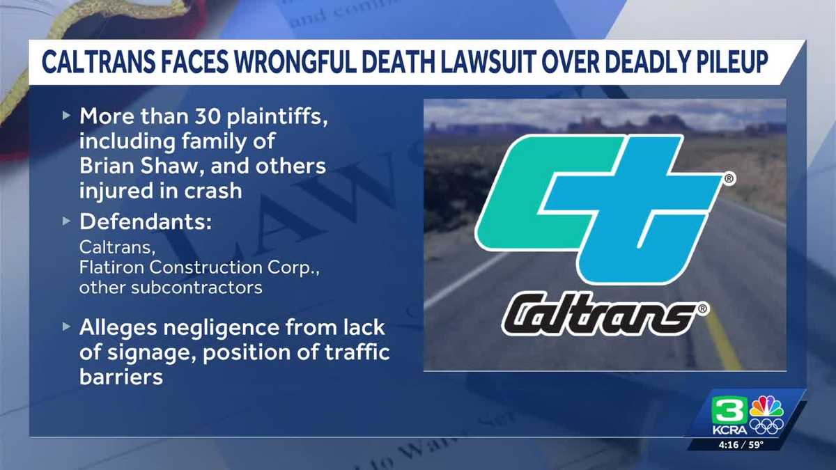 Caltrans faces lawsuit over deadly Highway 50 crash