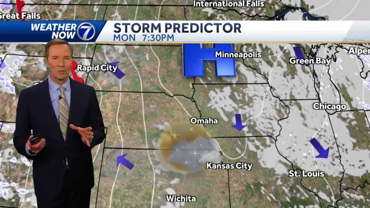 Monday evening March 13 Omaha weather