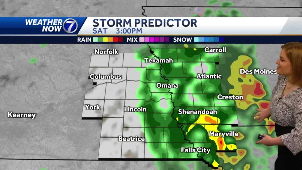 Windy, cool and damp Saturday