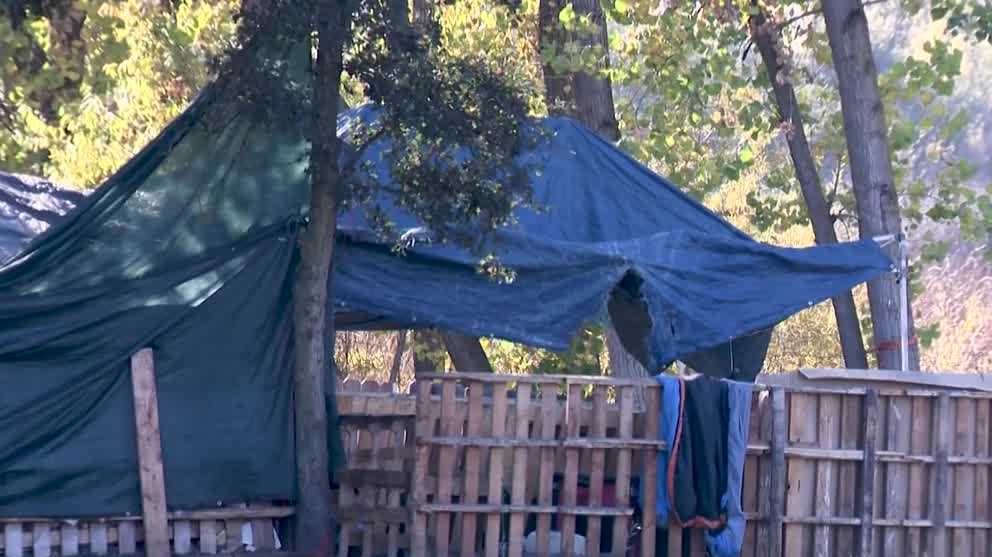 Stockton residents fearful of nearby homeless encampment