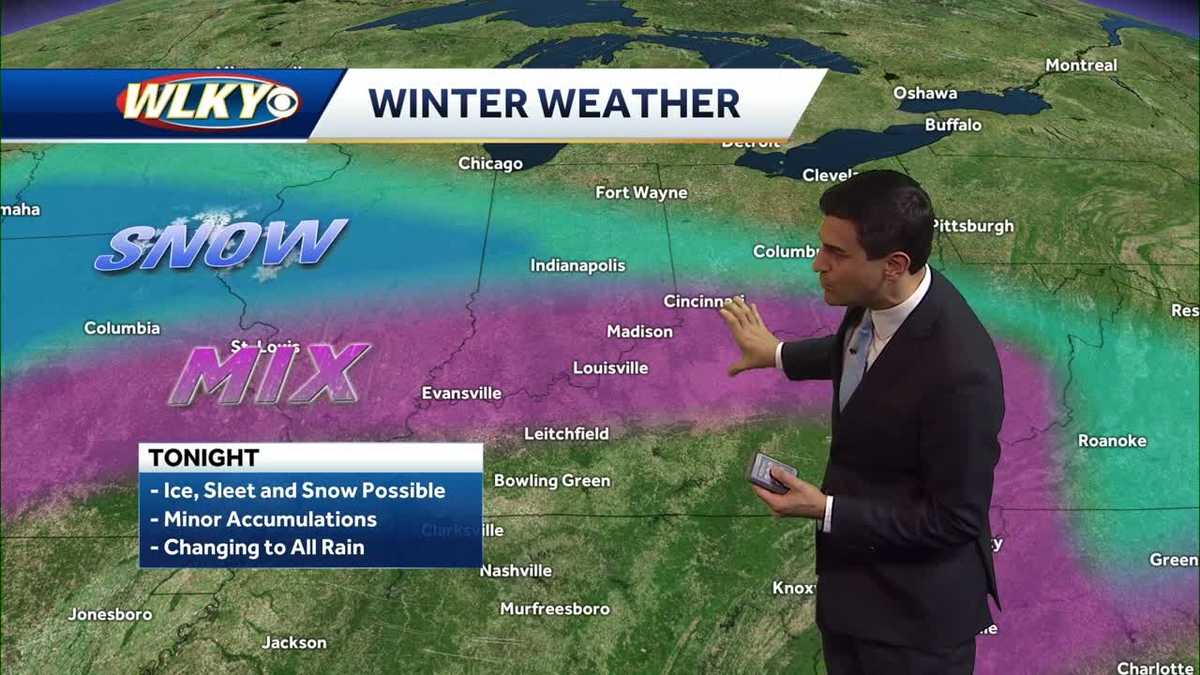 Chance of Wintry Weather Tuesday Night