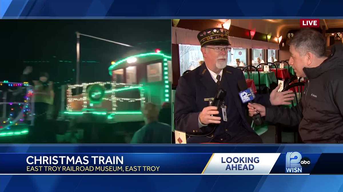 Van McNeil showcases the Christmas Train at the East Troy Railroad Museum