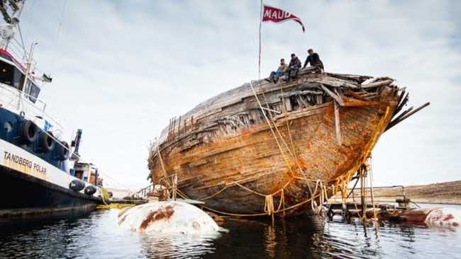 Explorer’s Sunken Ship Raised