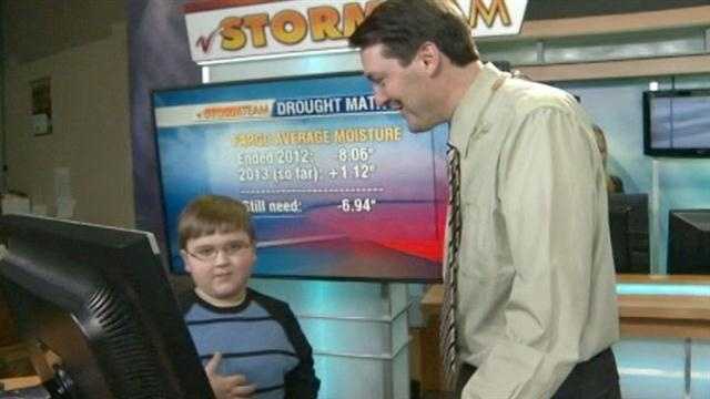 9 year old weatherman getting hits on youtube
