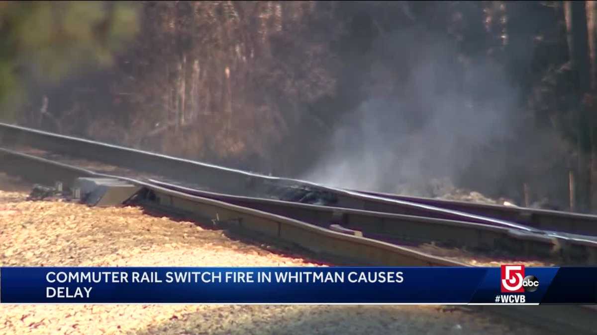 Fire causes delays on commuter rail