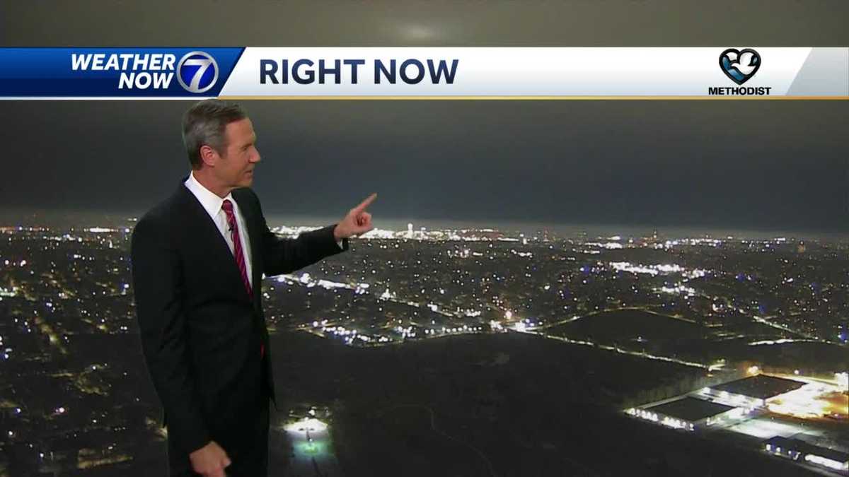 Clouds staying tonight